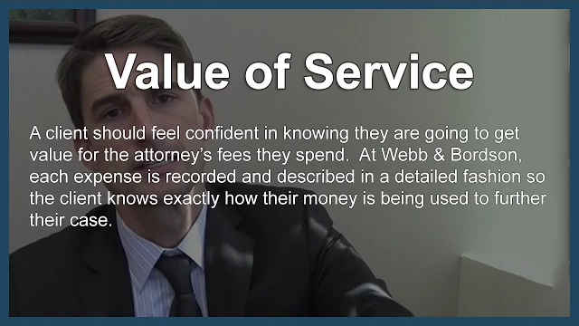 The Value of Service | Webb Law Group